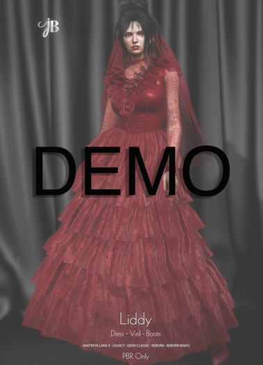 Second Life Marketplace - *Just BECAUSE* Liddy Dress - ALL Bodies DEMO