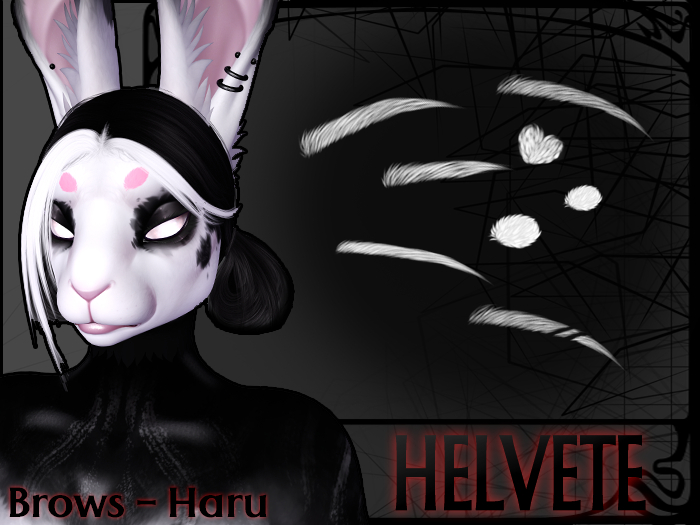Second Life Marketplace - HELVETE - Haru tintable eyebrows
