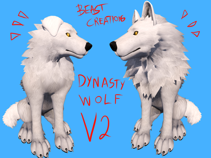 Second Life Marketplace - .:Beast Creations:. Dynasty wolf Bodymod V2