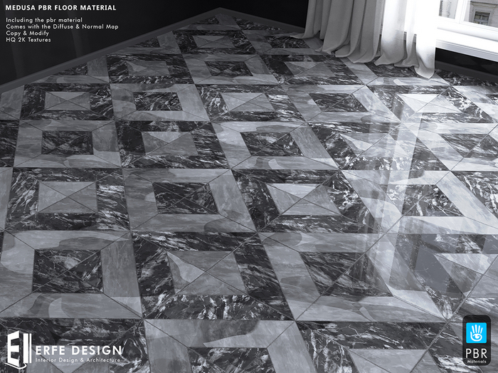 Second Life Marketplace - Medusa Floor PBR Material [Erfe Design] PACK