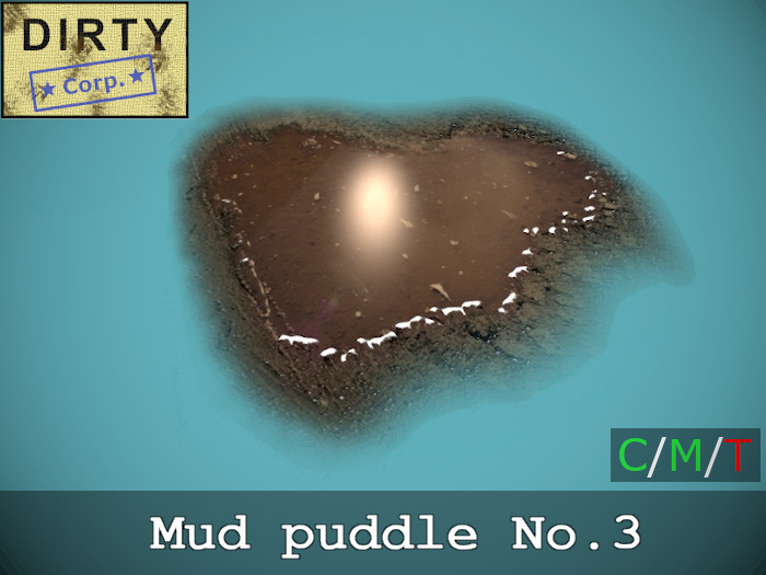 Second Life Marketplace - Mud puddle No.3 texture