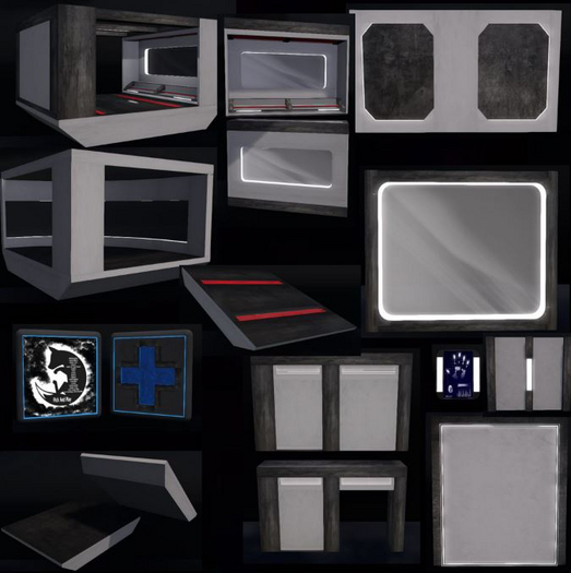 Second Life Marketplace - P&P(SyFy Space Stations Bilder Kit)BOXED
