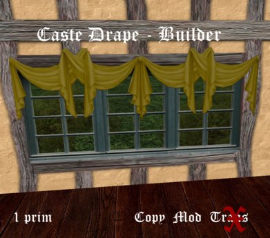 Second Life Marketplace - Gorean Caste Drapes - Builder
