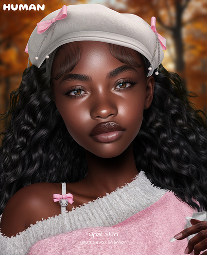 Second Life Marketplace - human+ opal skin chocolate - lel evox