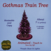 Second Life Marketplace - LBD Gothmas Tree Train v1.3 goth purple
