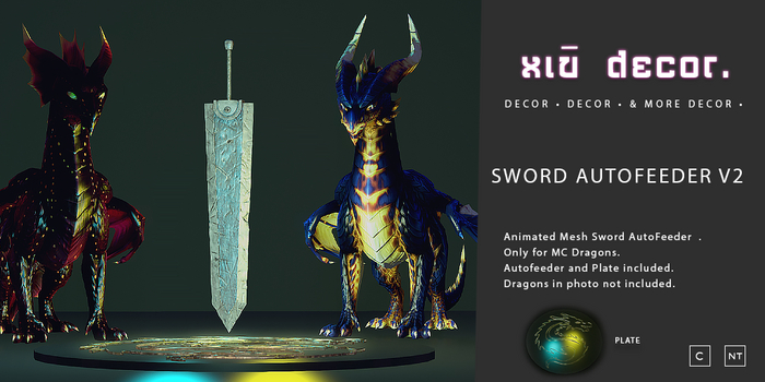 Second Life Marketplace - [xiu.D] Sword V2 Autofeeder