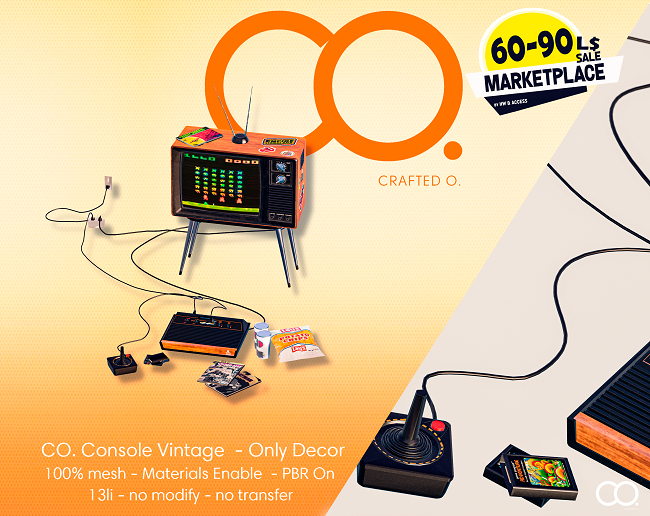 Second Life Marketplace - CO. Console Vintage HW