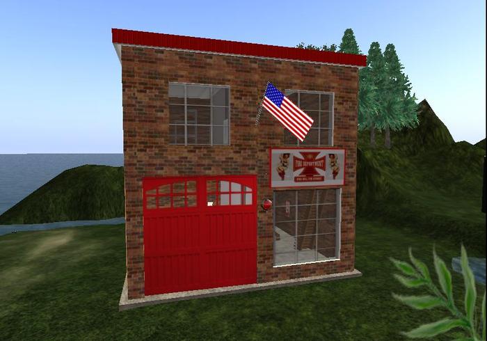 Second Life Marketplace - Fire Station Needs Hot FireMen & Fire Truck ...