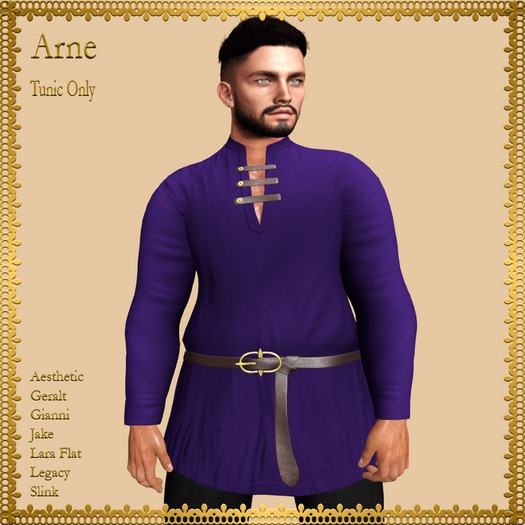 Second Life Marketplace - .: HD :. Arne Tunic ~ Imperial Gor, Gorean ...