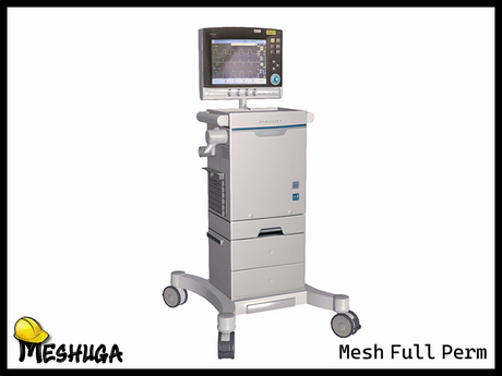 Second Life Marketplace - Meshuga Medical Ventilator FULL PERM MESH