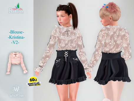 Second Life Marketplace - Blouse-Kristina-V2-Rebirth-PROMO