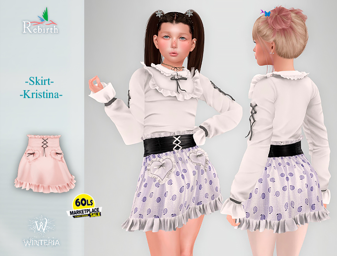 Second Life Marketplace - Skirt-Kristina-V1-Rebirth-PROMO