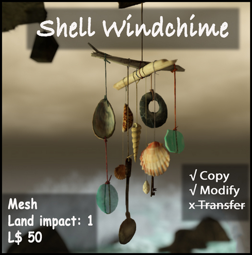 Second Life Marketplace - Shell Wind Chime
