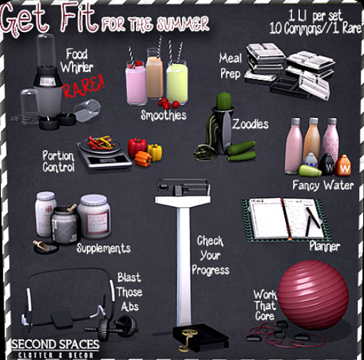 Second Life Marketplace - Second Spaces - Get Fit - supplements