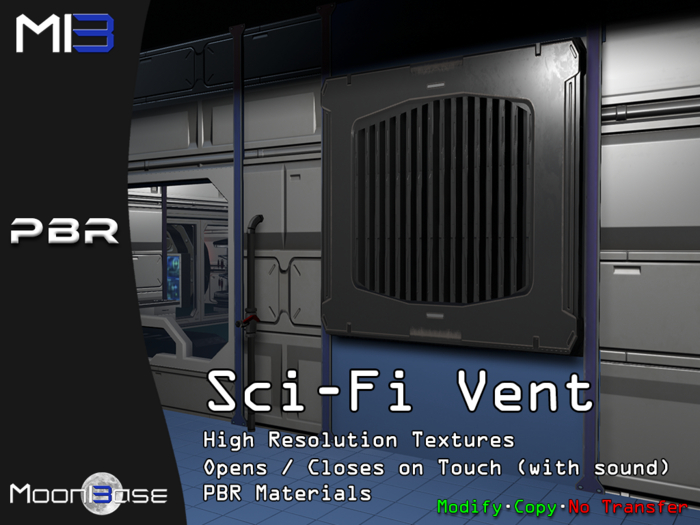 Second Life Marketplace - [MB3] Sci-Fi Vents (PBR)