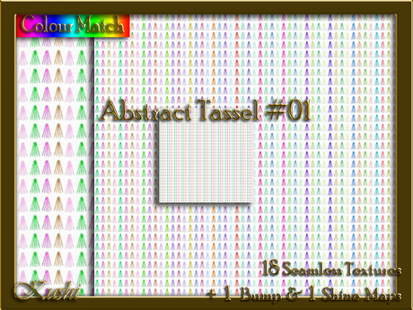 Second Life Marketplace - Abstract Tassel #01 Seamless Texture Pack