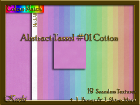Second Life Marketplace - Abstract Tassel #01 Cotton Solids Seamless ...