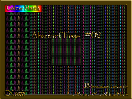 Second Life Marketplace - Abstract Tassel #02 Seamless Texture Pack