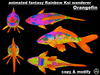 Second Life Marketplace - !O! - animated fantasy rainbow Orangefin koi ...