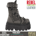 Second Life Marketplace - Combat Boots - Rebel Stomper - LEATHER WORN BIRCH