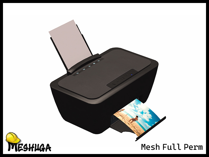 Second Life Marketplace - Meshuga Office - Printer FULL PERM MESH