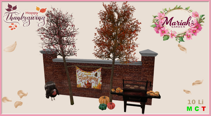 Second Life Marketplace - !MG! - Thanksgiving Scene - No Turkey