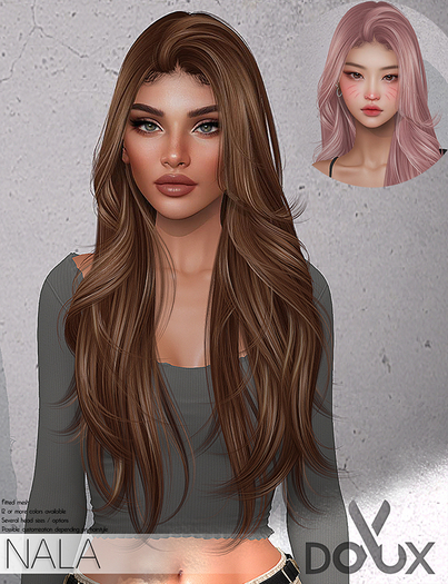 Second Life Marketplace - DOUX - Nala hairstyle [DEMO]