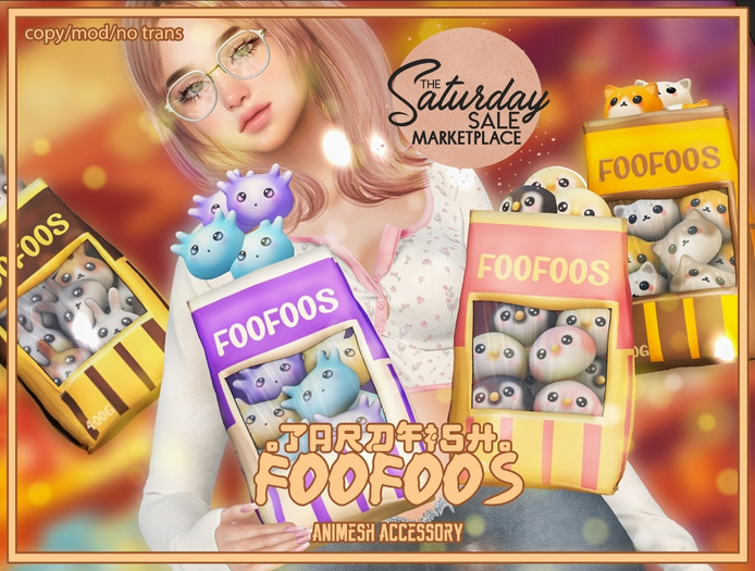 Second Life Marketplace - .Tardfish. FooFoos - Penguins (wear to unpack)