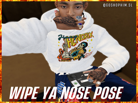 Second Life Marketplace - $HIM$poses / Wipe Ya Nose Pose