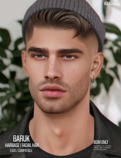 Second Life Marketplace - Volkstone Baruk Hairbase / FATPACK