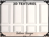 Second Life Marketplace - 3D TEXTURES cream molding wood panels molding ...