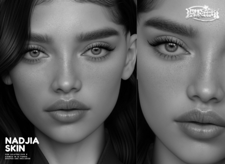 Second Life Marketplace - LOUSEKI x LeL EvoX - Nadjia Skin (DEMO)
