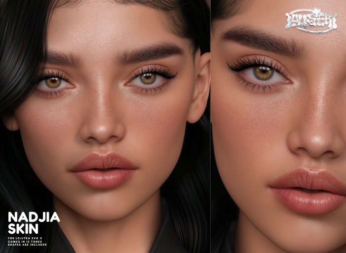 Second Life Marketplace - LOUSEKI x LeL EvoX - Nadjia Skin (Frost)