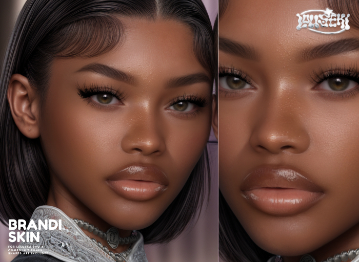 Second Life Marketplace - SORESEKI x LeL EvoX - Brandi Skin (Amber)