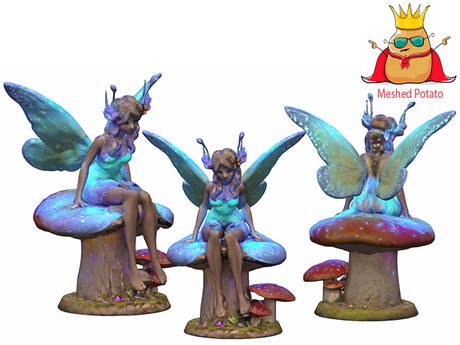 Second Life Marketplace - Meshed Potato - Glowing Fairy Full Perm Mesh ...