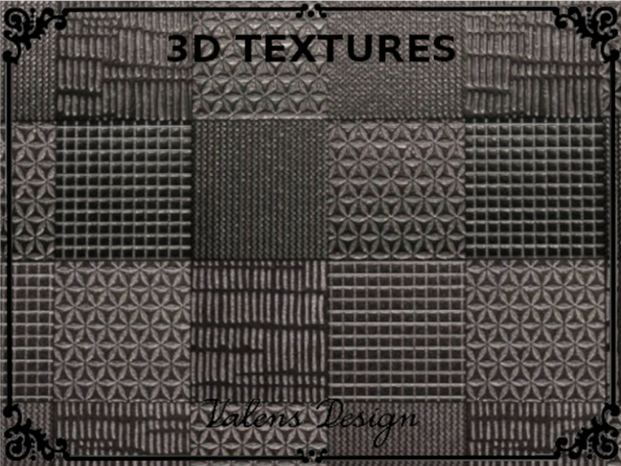 Second Life Marketplace - 3D TEXURES Floor and wall tiles for bathrooms ...