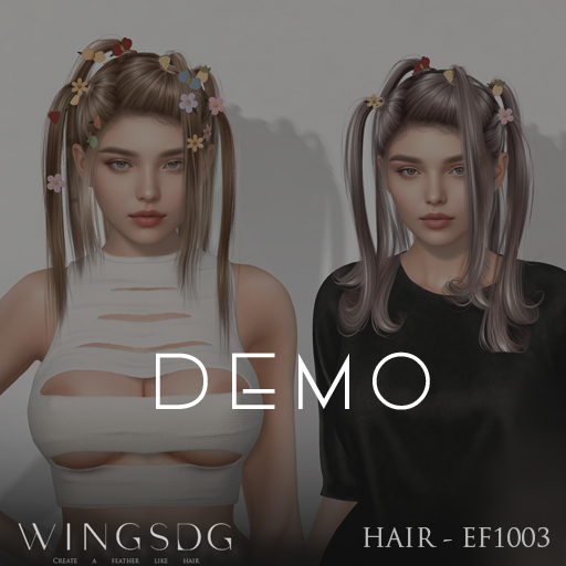 Second Life Marketplace - WINGS-HAIR-EF1003 DMEO (Pack)