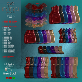 Second Life Marketplace - - IP - Saleka SET BLACK Reborn/Waifu