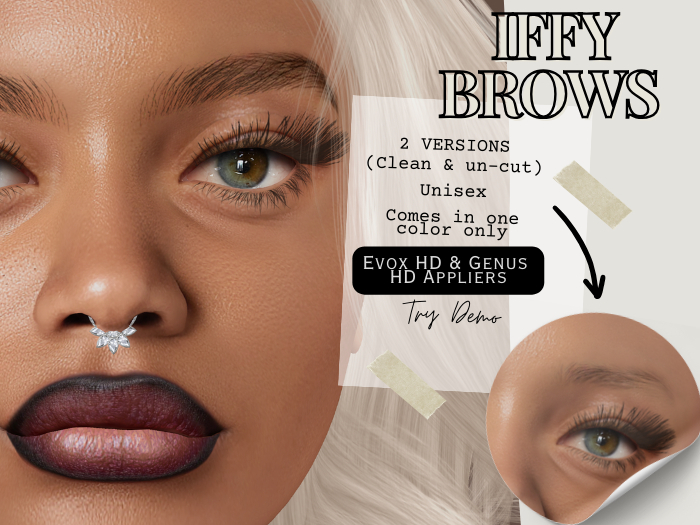 Second Life Marketplace - Iffy Eyebrows *Updated*