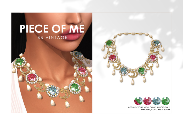 Second Life Marketplace - [POM] BB Vintage Necklace