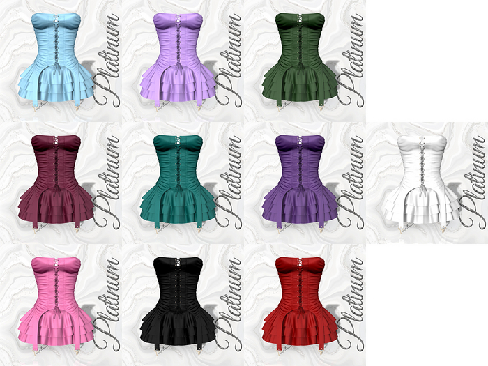 Second Life Marketplace - FATPACK Corset Outfit