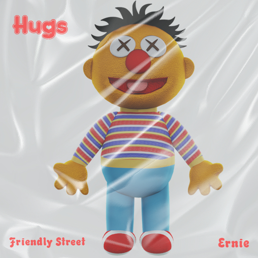 Second Life Marketplace - Hug toys - Ernie x kaws [boxed]