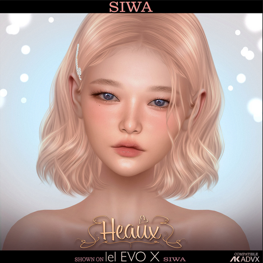 Second Life Marketplace - [Heaux] Siwa - Blush *Velour Tone