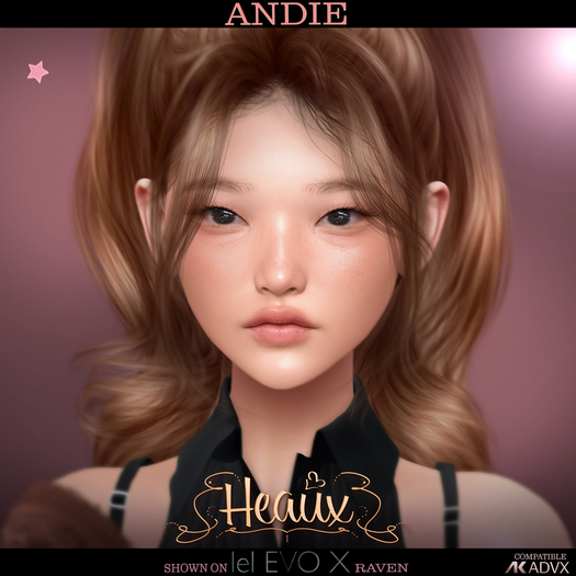 Second Life Marketplace - [Heaux] Andie - Porcelain *Velour Tone