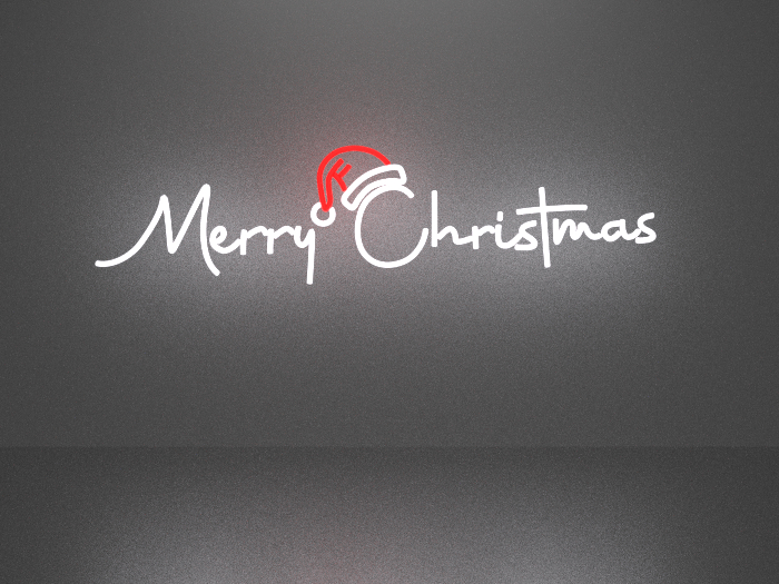 Second Life Marketplace - Merry Christmas 11 neon sign Full Permission