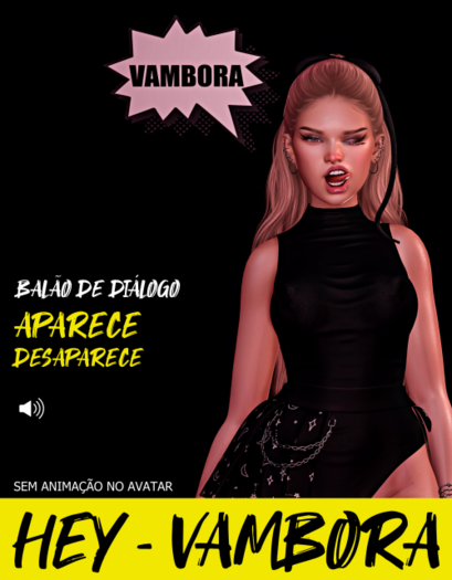 Second Life Marketplace - HEY - VAMBORA - DJ COTRINI - balão de diálogo ...