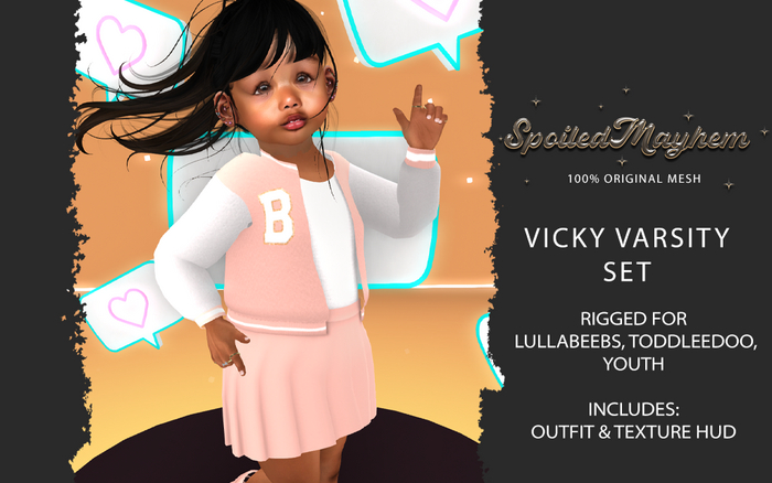 Second Life Marketplace - *SM*Vicky Varsity Set {ADD ME}