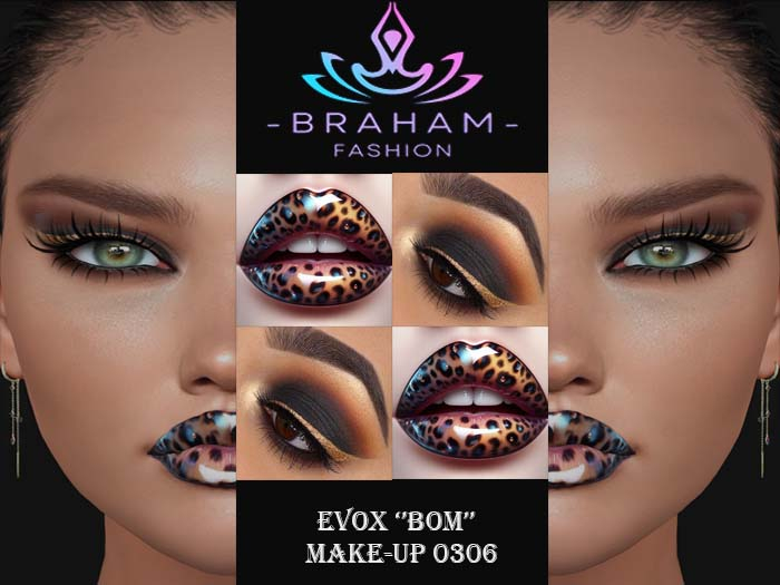 Second Life Marketplace - '' Braham Fasihon '' Make Up EvoX ''Bom'' 0306