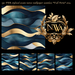 Second Life Marketplace - 5pc PBR stylized ocean waves design wallpaper ...