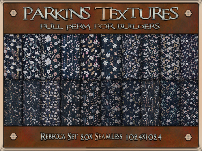 Second Life Marketplace - Parkins Textures - Rebecca Set - 20x Full ...